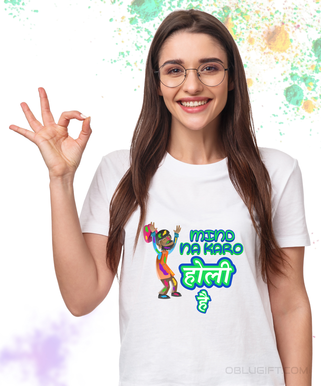 Mind Na Karo Holi Hai Unisex Tshirt - Oblugift